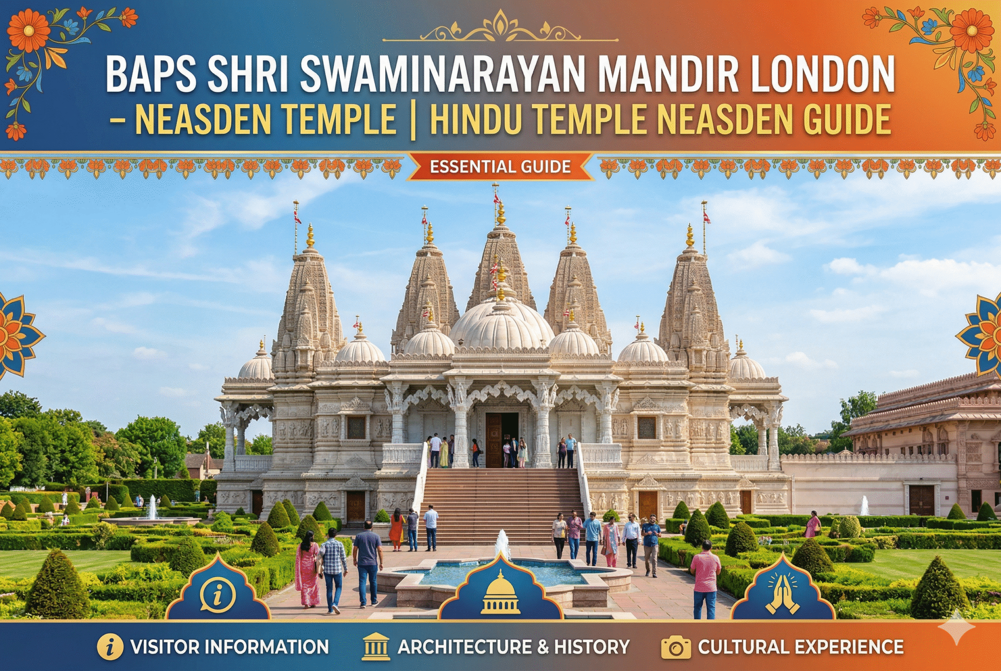 BAPS Shri Swaminarayan Mandir London – Neasden Temple | Hindu Temple ...